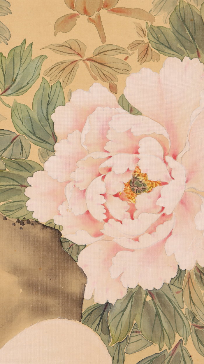 【模写】【伝来】az3265〈藤本翠香〉牡丹に猫図 女流画家 栃木の人の落札情報詳細 - Yahoo!オークション落札価格検索 オークフリー