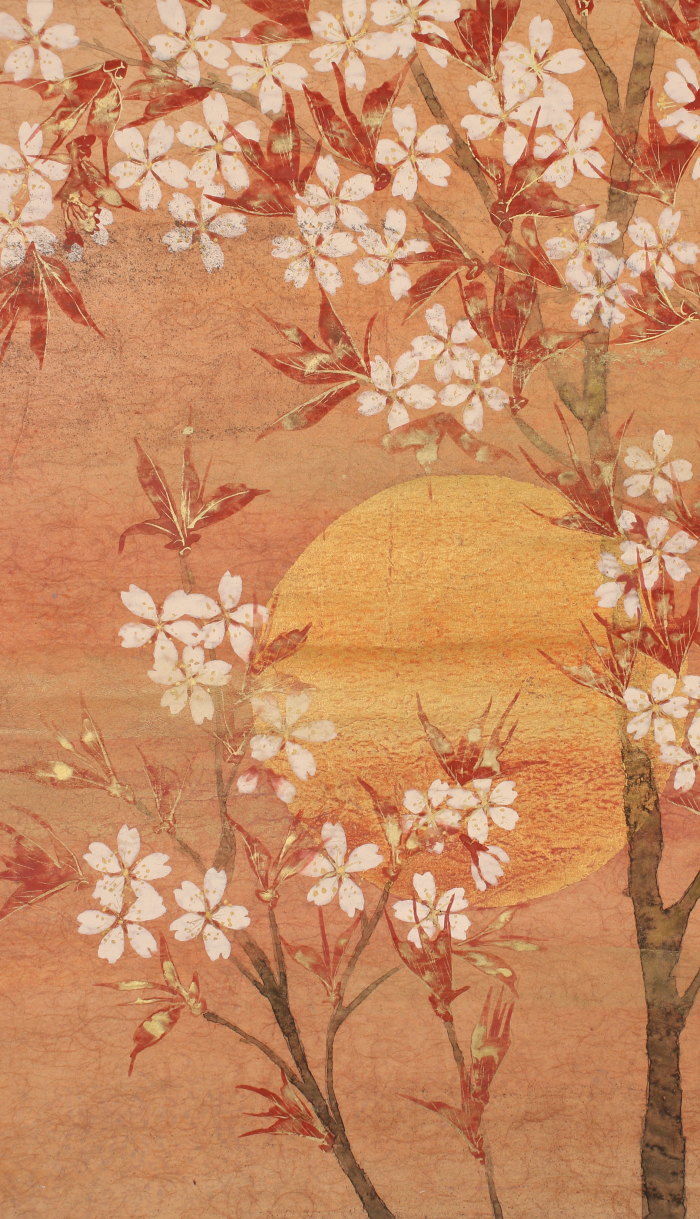 【模写】【伝来】az3344〈藤井達吉〉朝日に桜図 共箱 工芸家 図案家 愛知の人の落札情報詳細 - Yahoo!オークション落札価格検索 オークフリー