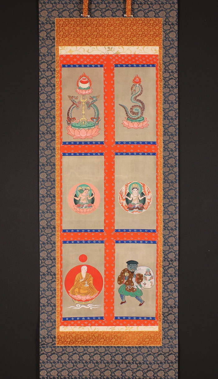 【模写】【伝来】az3753〈兼島聖司〉仏画 秘尊像 空海像 大黒天像 共箱 京都の人 兼島聖似師事の落札情報詳細 - Yahoo!オークション落札価格検索 オークフリー